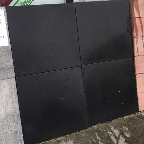 Tuintegel 60x60x4cm antraciet - Onlinebestrating.nl